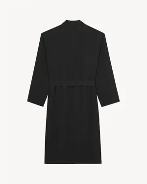 Saint Laurent Cotton Serge Coat