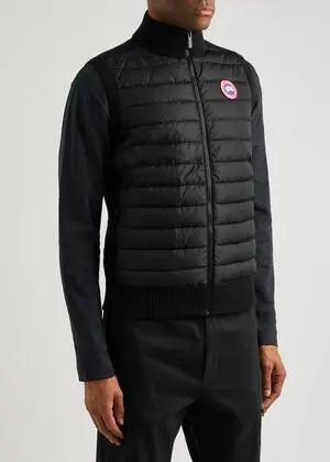 Canada Goose Hybridge Knit Quilted Shell Gilet