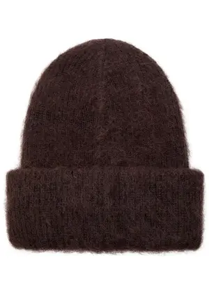Moncler Logo Mohair-blend Beanie