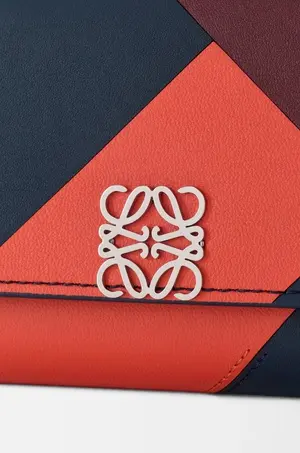 Loewe Anagram Small Vertical Wallet In Calfskin