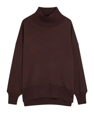 Varley Barker High-neck Stretch-jersey Sweatshirt