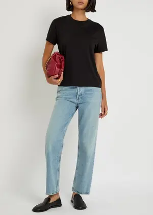 Vince Crew Neck Pima Cotton T-shirt