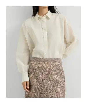 Brunello Cucinelli Linen And Cotton Organza Shirt