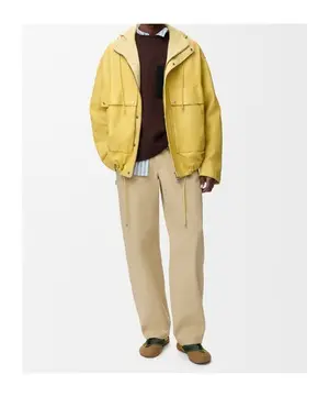 Loewe Nappa Leather Short Parka
