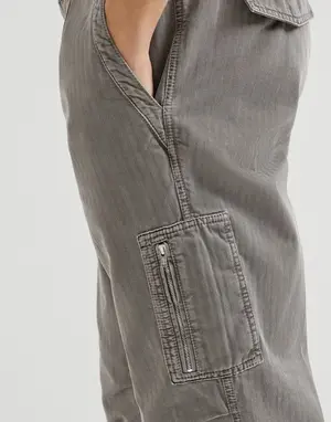 Brunello Cucinelli Cotton Chevron Cargo Trousers