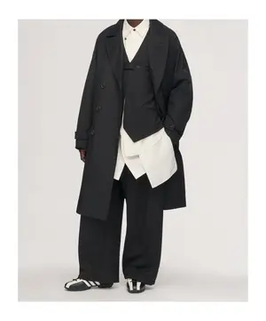 Y3 Spun Twill Cabban Coat