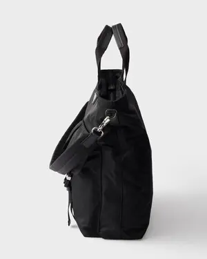 Prada Explore Re-nylon And Leather Tote Bag