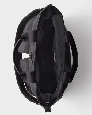 Prada Explore Re-nylon And Leather Tote Bag