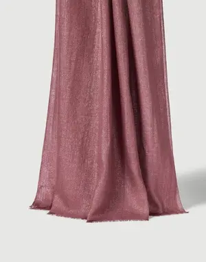 Brunello Cucinelli Cashmere And Silk Scarf - Pink