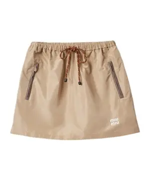 MIU MIU Technical Fabric Miniskirt