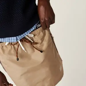 Miu Miu Technical Fabric Miniskirt
