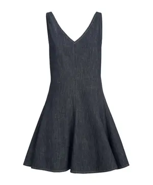Brunello Cucinelli Cotton Denim-effect Twill Mini Dress - Black
