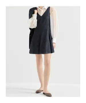 Brunello Cucinelli Cotton Denim-effect Twill Mini Dress