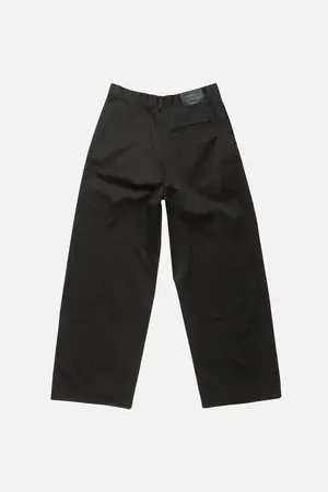 Acne Studios Cotton Satin Loose Fit Trousers