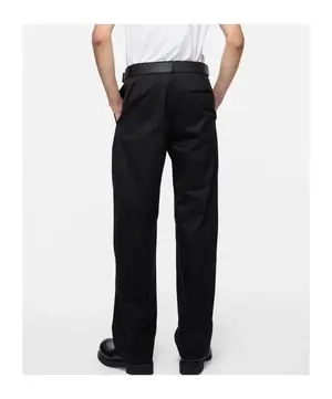 Acne Studios Cotton Satin Loose Fit Trousers