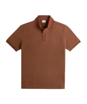 TOD'S Cotton Polo Shirt - Brown