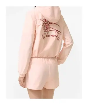 Burberry Heart Knight Stretch Nylon Hooded Jacket