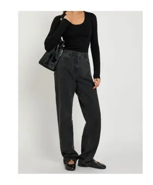TOTEME Scoop Neck Stretch-wool Long Sleeve Top