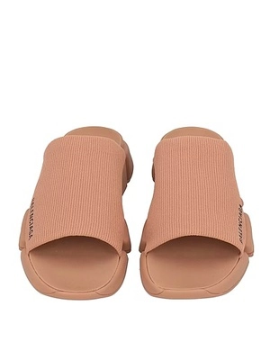 Balenciaga Ribbed Knit Slides