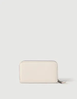 Brunello Cucinelli Grained Zip Wallet