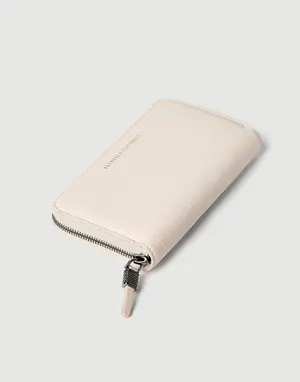 Brunello Cucinelli Grained Zip Wallet