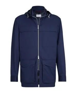 Brunello Cucinelli Detachable Hood Safari Jacket