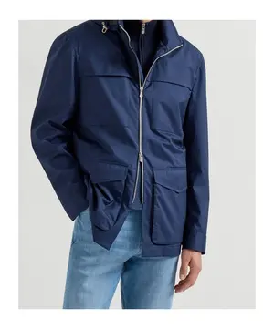 Brunello Cucinelli Detachable Hood Safari Jacket
