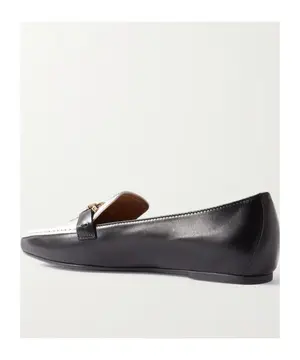 TOD'S Two-tone Leather Loafers With Gold Hardware