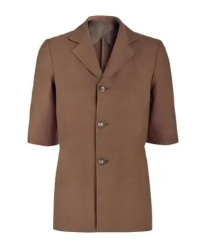 TOD'S Short-sleeved Casual Jacket - Brown