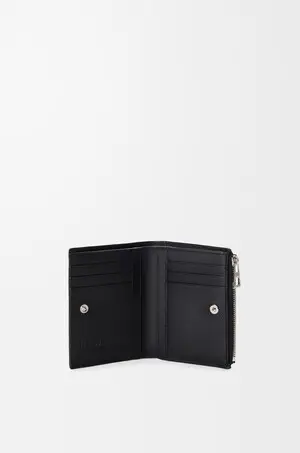 Loewe Slim Compact Wallet In Shiny Calfskin