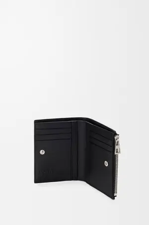 Loewe Slim Compact Wallet In Shiny Calfskin