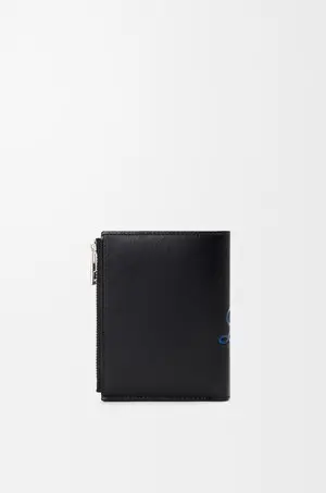 Loewe Slim Compact Wallet In Shiny Calfskin