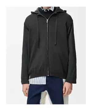 Loewe Zippered Hoodie - Dark Gray