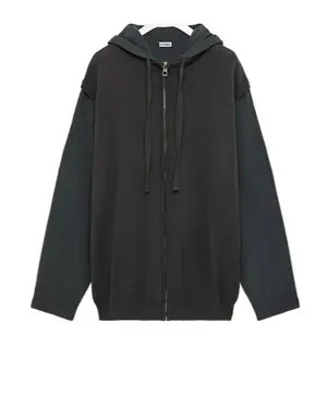 Loewe Zippered Hoodie - Dark Grey