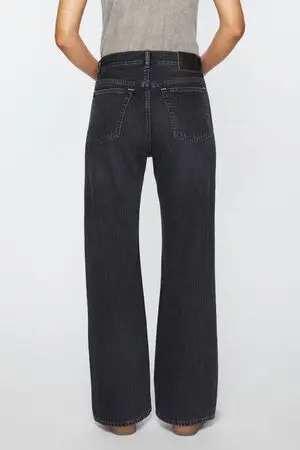 Acne Studios 2021f Logo Patch High-waist Jeans