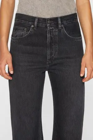 Acne Studios 2021f Logo Patch High-waist Jeans