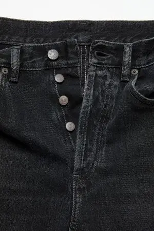 Acne Studios 2021f Logo Patch High-waist Jeans