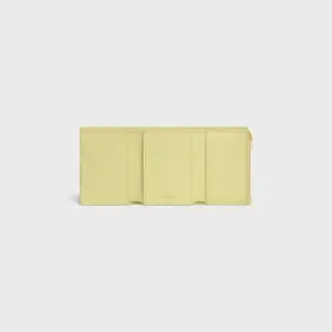 Celine Fine Strap Wallet Nino In Supple Grained Calfskin