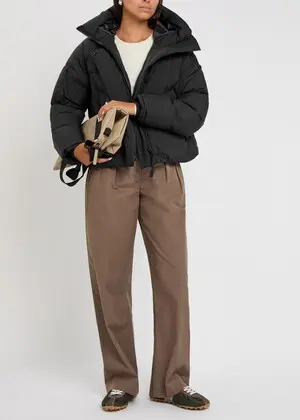 Canada Goose Quilted Hooded Nylon Jacket