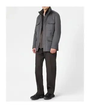 TOD'S Field Jacket In Wool Drap