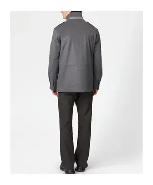 TOD'S Field Jacket In Wool Drap