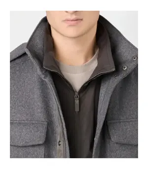 TOD'S Field Jacket In Wool Drap