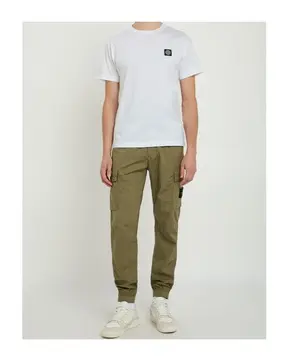 Stone Island Logo-appliquéd Cotton T-shirt