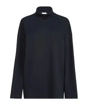 Brunello Cucinelli Cotton And Silk Blend High Neck Sweater