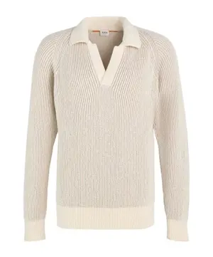 TOD'S Ribbed V-neck Sweater