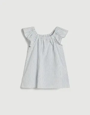 Brunello Cucinelli Striped Stretch Top