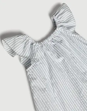 Brunello Cucinelli Striped Stretch Top