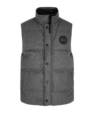 Canada Goose Garson Quilted Wool-blend Gilet - Black