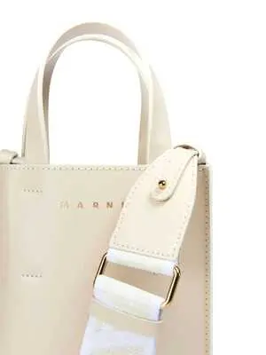 Marni Logo Printed Top Handle Bag