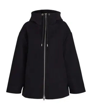Studio Nicholson Etna Hooded Wool And Cashmere-blend Jacket - Black